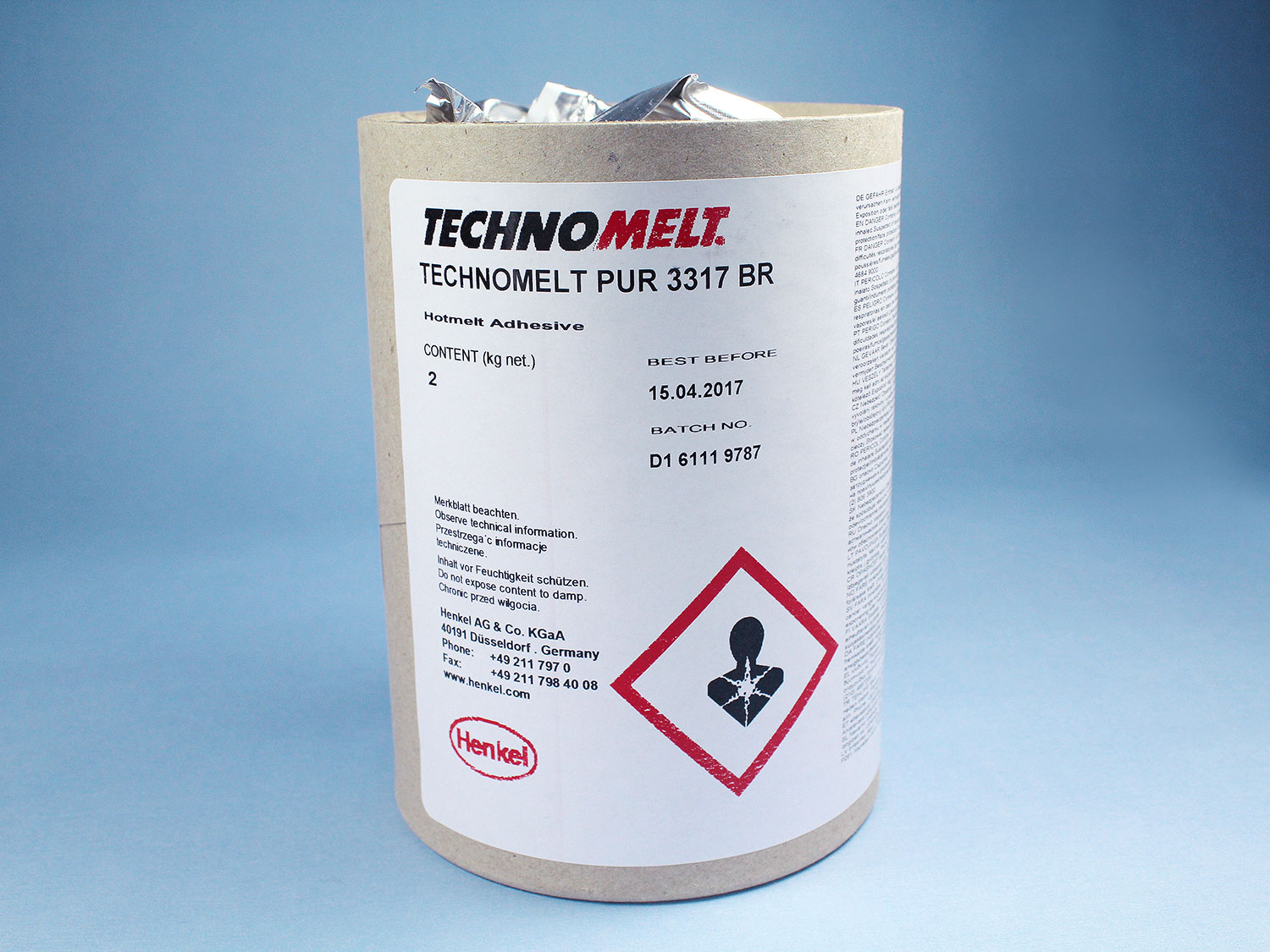Technomelt Pur 3317 BR Kerze à 2 kg | online kaufen - Walter & Mackh GmbH
